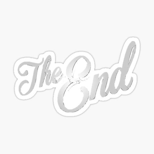 "The End Vintage Film Frame " Sticker for Sale by ButHalona | Redbubble