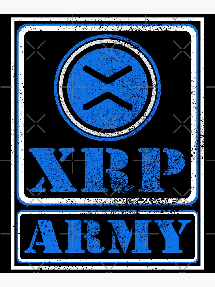 "Ripple XRP Funny Army Logo" Sticker for Sale by S-JDesigns | Redbubble