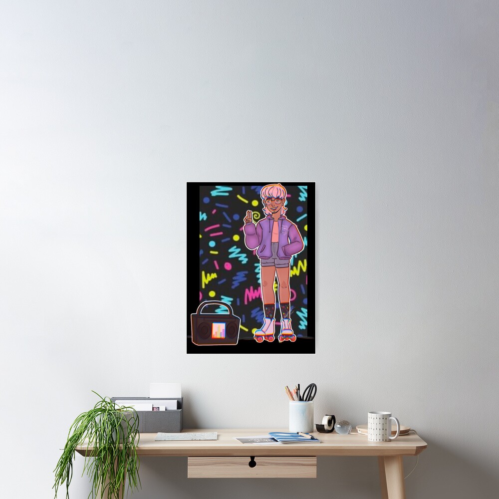 "80’s Arcade Character Classic" Poster by NicoleDavis01 | Redbubble