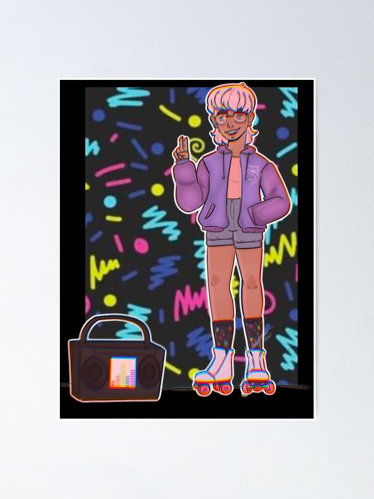 "80’s Arcade Character Classic" Poster by NicoleDavis01 | Redbubble