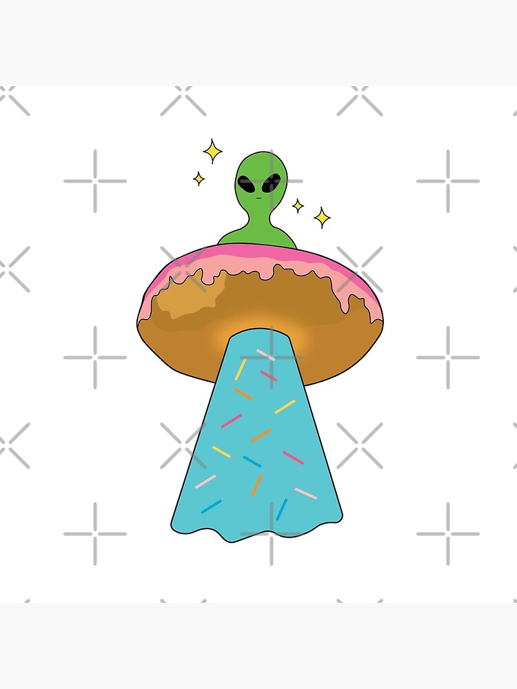 "Alien Donut UFO" Poster for Sale by hatruong2509 | Redbubble