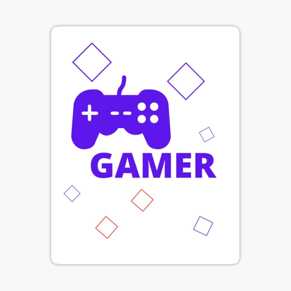 "Gamer, game, controller, purple controller " Sticker for Sale by ...