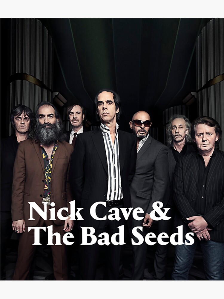 "Nick Cave" Sticker for Sale by arivasrobbins | Redbubble