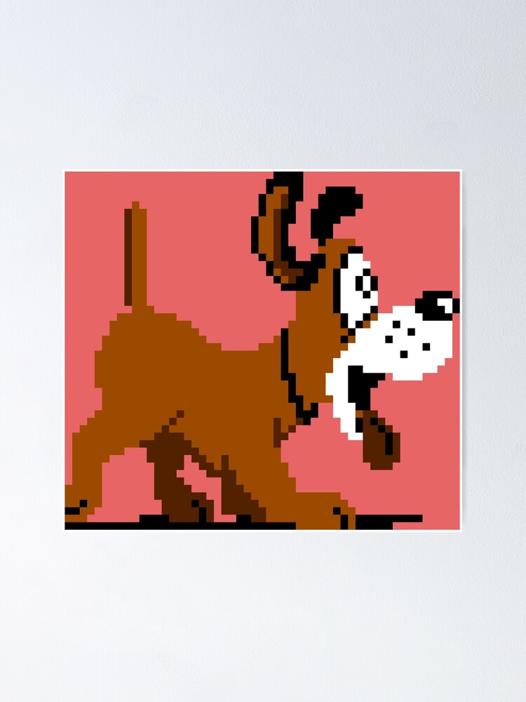 "Duck Hunt Dog Sprite" Poster for Sale by SpriteGuy95 | Redbubble