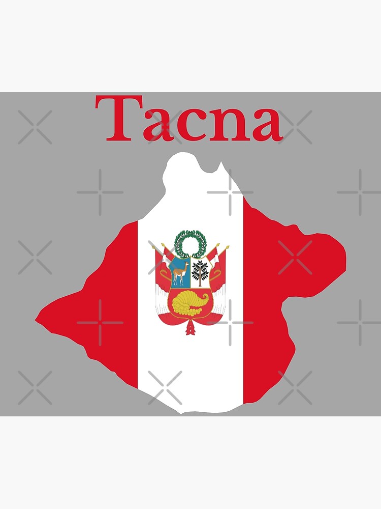 "Tacna Region Map Design, Peru" Poster by marosharaf | Redbubble