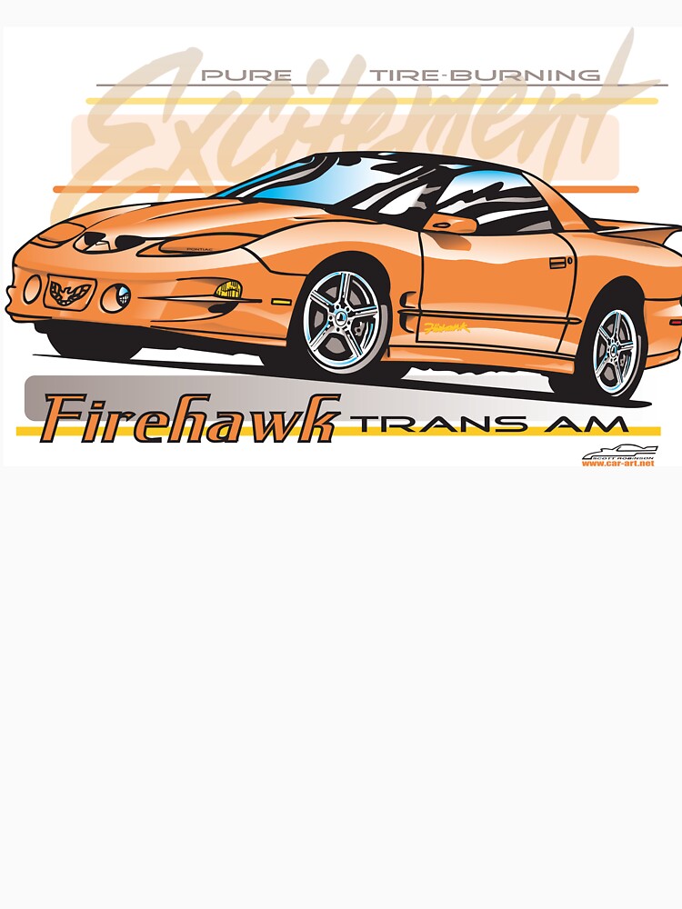 "Firehawk Trans Am" T-shirt for Sale by carart1 | Redbubble | firehawk ...