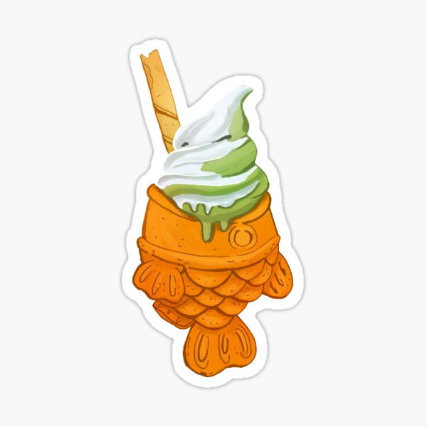"taiyaki" Sticker for Sale by casandrang | Redbubble