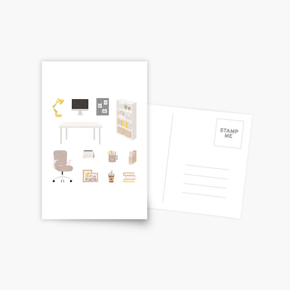"Office Pack" Sticker for Sale by Small Smile Studio | Redbubble