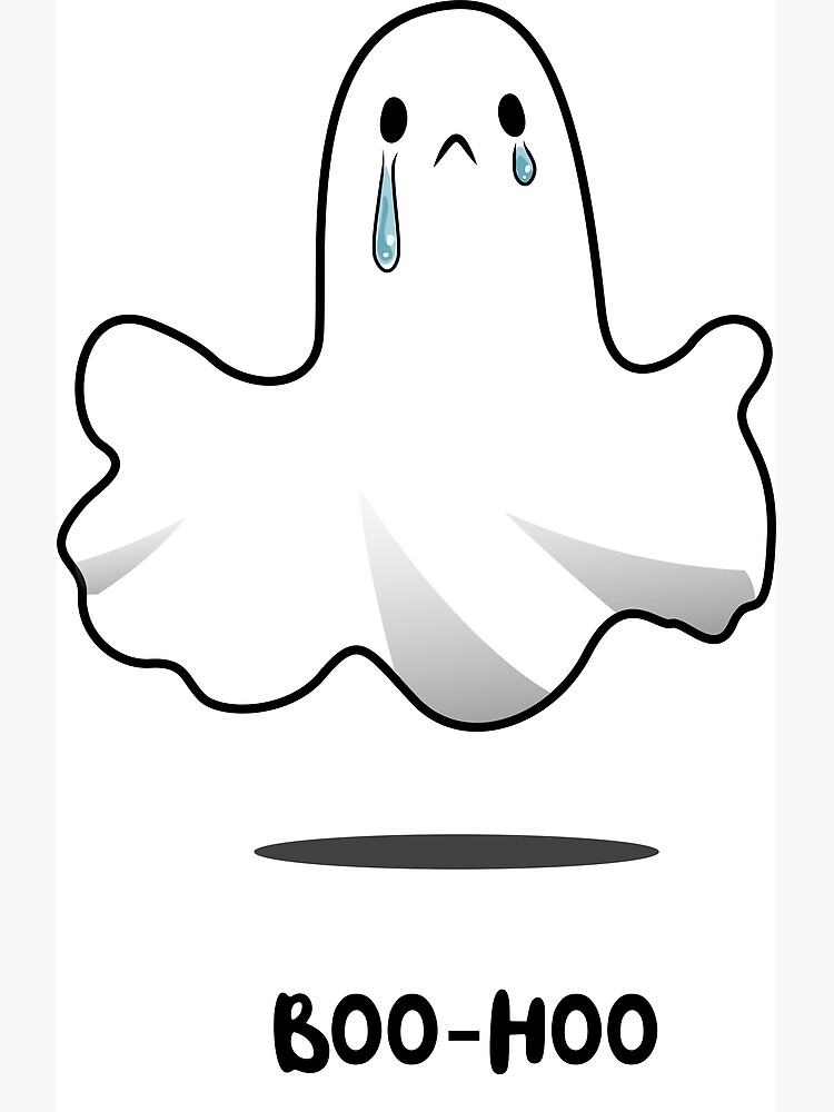 "Ghostie - Boo Hoo" Poster by Cheeky-Duds | Redbubble