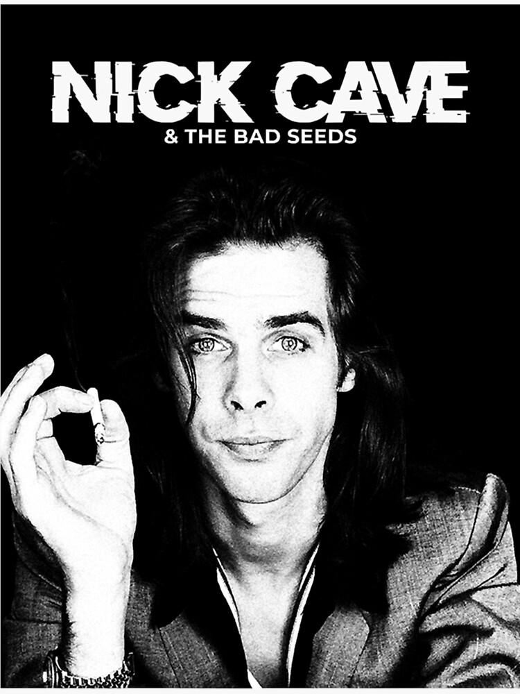 "Nick Cave" Sticker for Sale by arivasrobbins | Redbubble