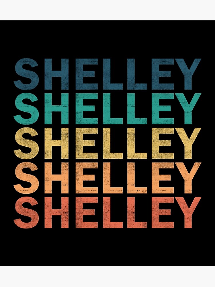 Póster «Camiseta con nombre de Shelley - Camiseta de artículo de regalo ...