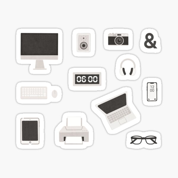 "Office Pack" Sticker for Sale by SmallSmileStore | Redbubble