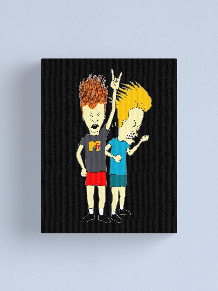 "Beavis and Butt-Head - Side" Canvas Print by Black---Rainbow | Redbubble