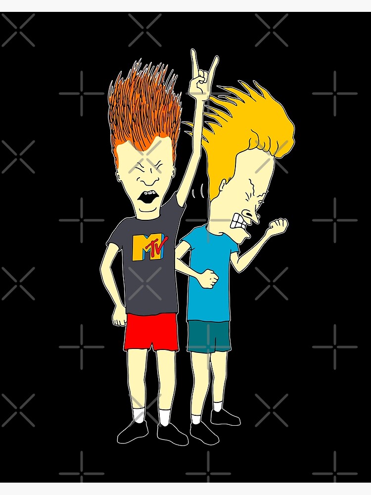 "Beavis and Butt-Head - Side" Canvas Print by Black---Rainbow | Redbubble