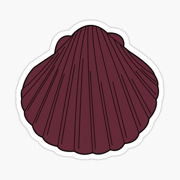 "Clams Shell Seashells" Sticker for Sale by idovedesign | Redbubble