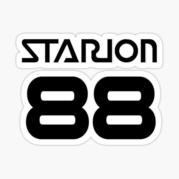 "Starion 88" Sticker for Sale by StarSpeedRacing | Redbubble