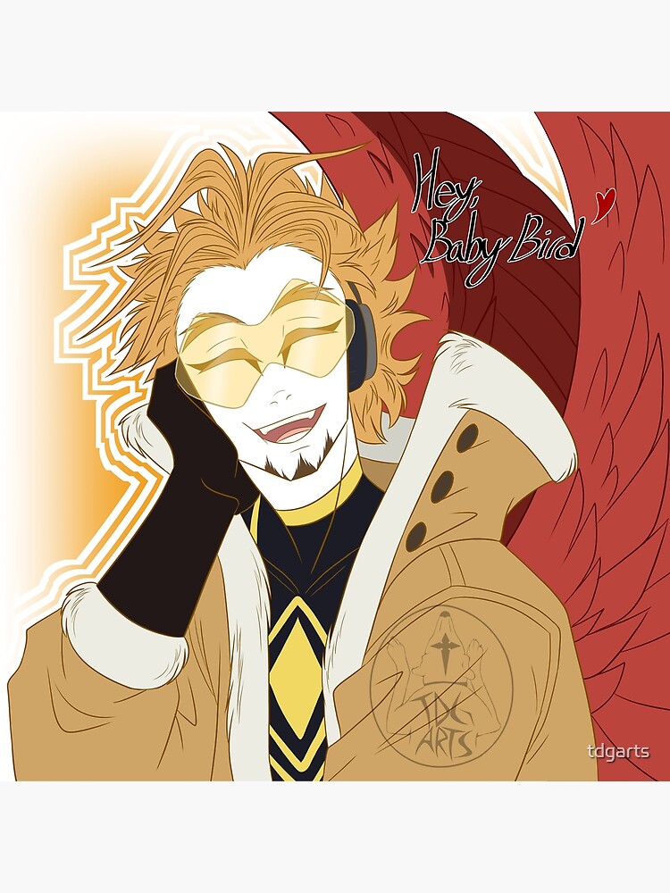Póster «BNHA / MHA Keigo Takami Hawks - Hey Baby Bird» de tdgarts ...