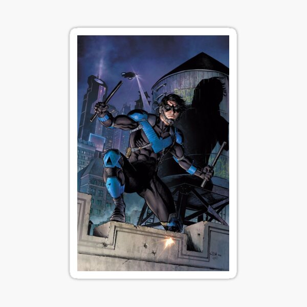 "Exploring Dick Grayson" Sticker for Sale by timothyportis | Redbubble