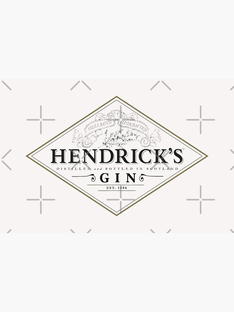 "Copy of Irish Best Classic Retro-Hendricks Logos Gin" Poster for Sale ...