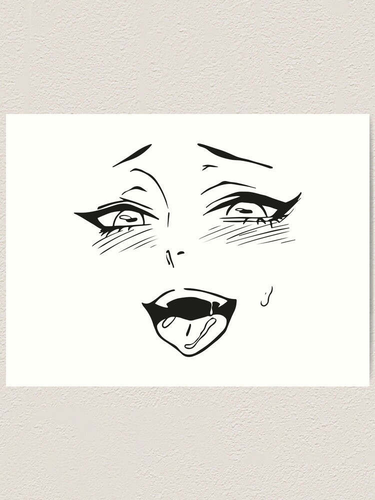 "Hentai Face" Art Print by FranckJeannin | Redbubble
