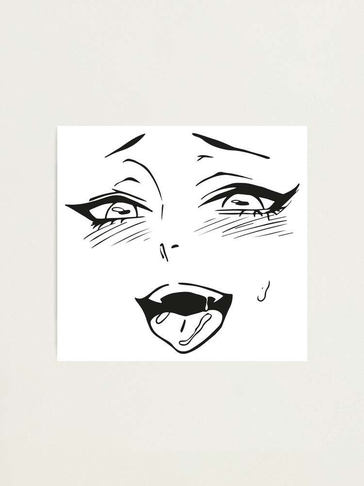 Lámina fotográfica «Cara hentai» de FranckJeannin | Redbubble