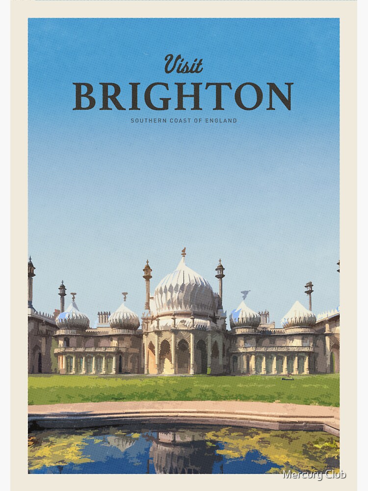 "Visit Brighton " Sticker for Sale by CallumGardiner | Redbubble