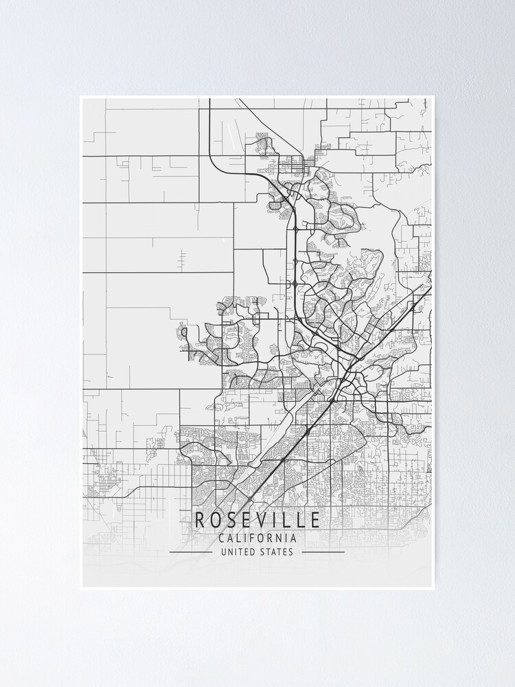 Roseville California Map