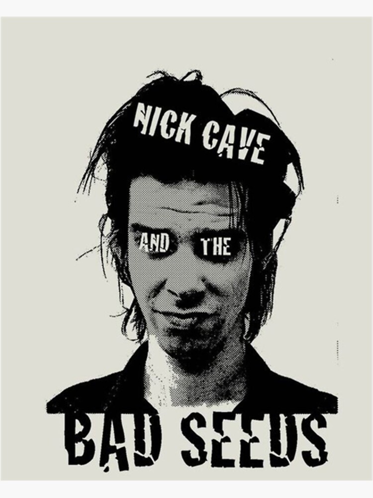 "Nick Cave" Sticker for Sale by arivasrobbins | Redbubble