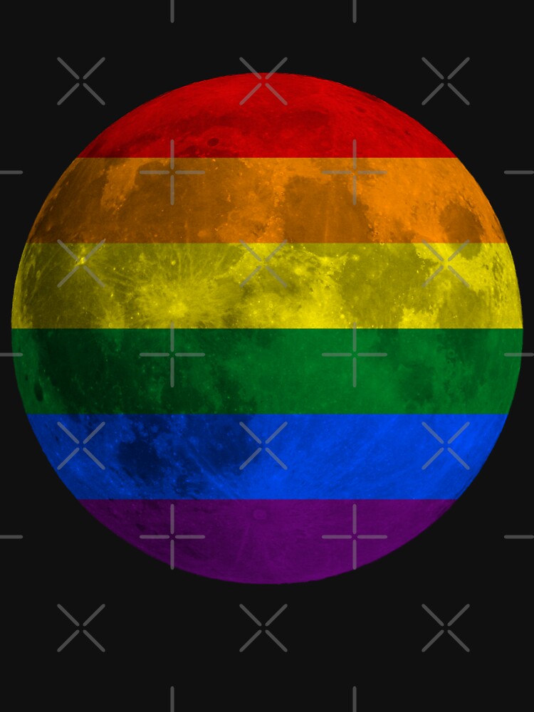 "Lesbian and Gay Moon" T-shirt by nationalpride | Redbubble