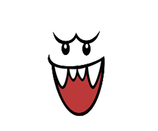 "Super Mario Bros Boo Face" Photographic Prints by AlbertOjer16 | Redbubble