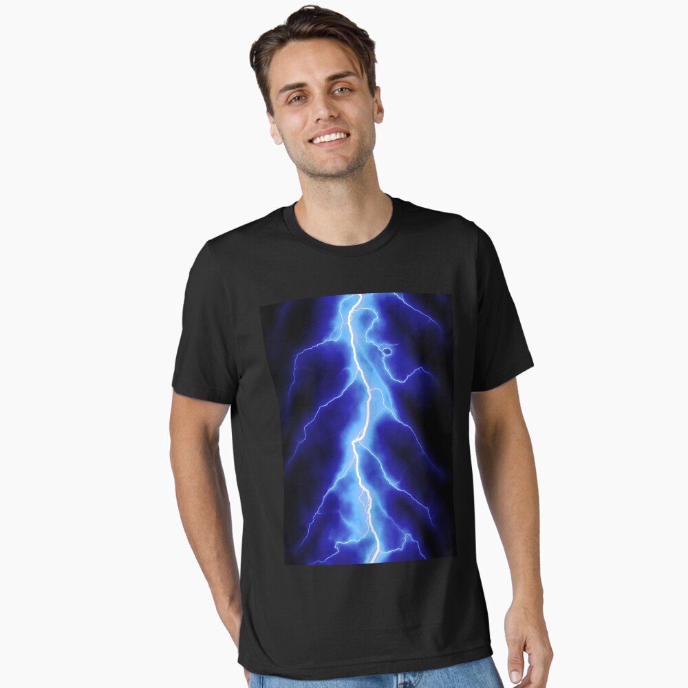 "Blue Lightning" Sticker for Sale by Sybille-Yates | Redbubble
