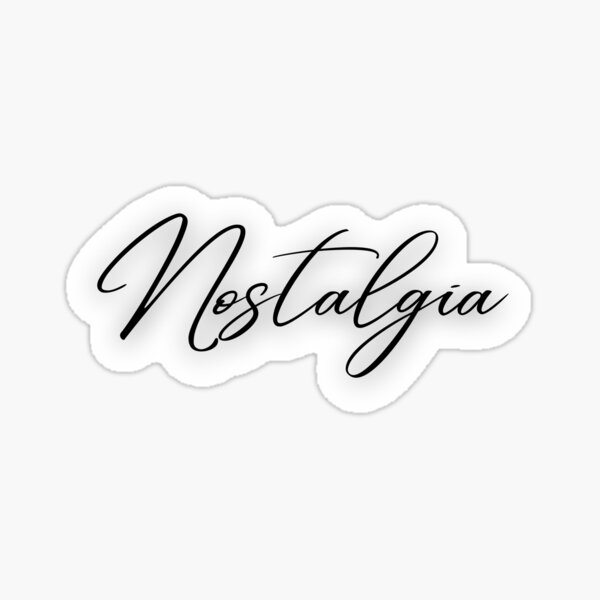 "Nostalgia " Sticker for Sale by Moonlight-Art- | Redbubble