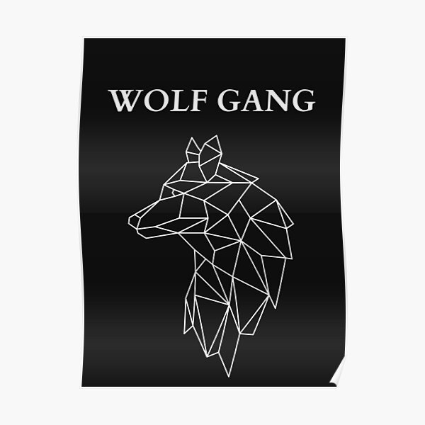 "Wolf Gang" Poster for Sale by sineth236 | Redbubble