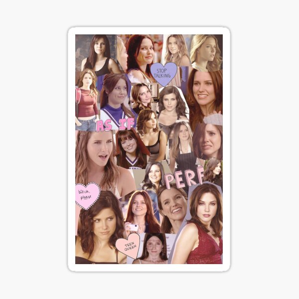 "brooke davis collage" Sticker by lunalovebad | Redbubble