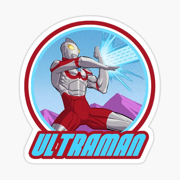 "Ultraman " Sticker for Sale by FreierDavy | Redbubble