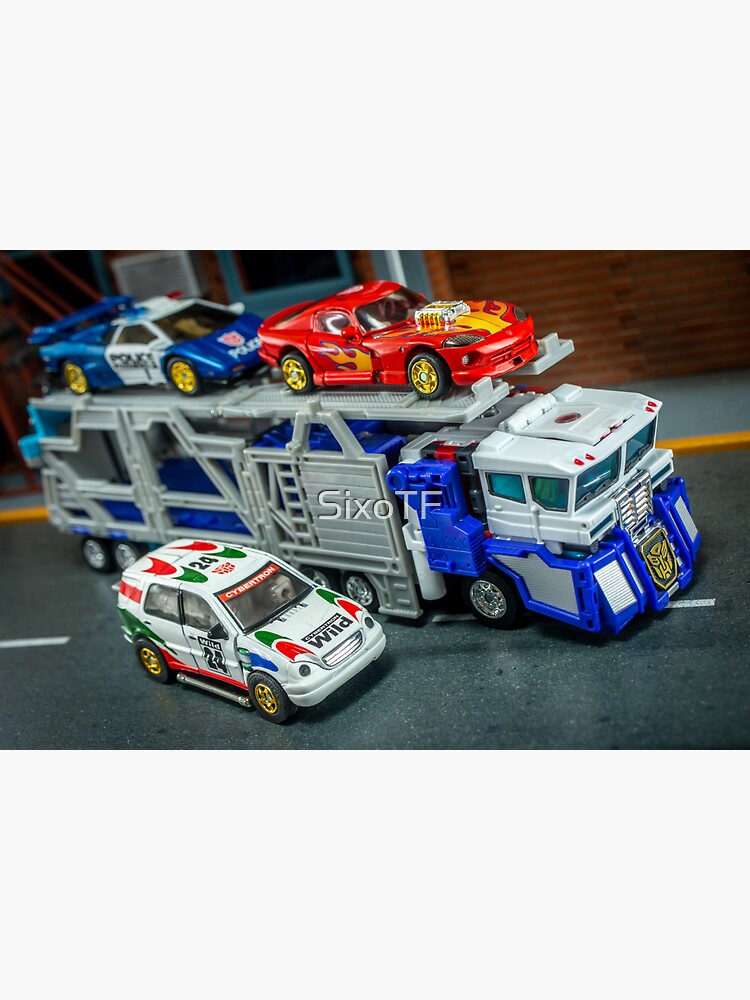 "Transformers RID Ultra Magnus & Car Brothers" Sticker for Sale by ...