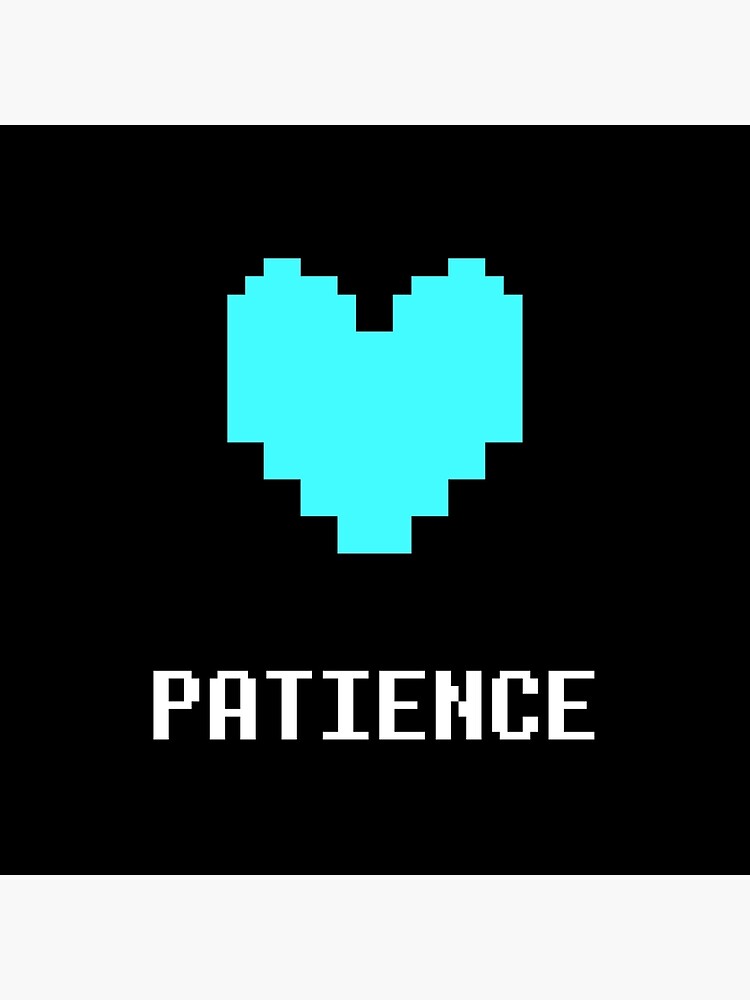 "Patience (Undertale)" Photographic Print by krimzen | Redbubble