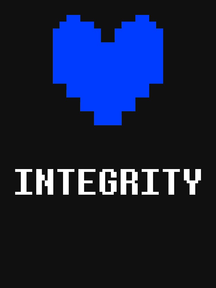 "Integrity (Undertale)" T-shirt for Sale by krimzen | Redbubble ...