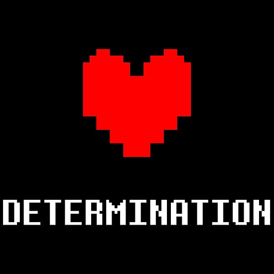 Pósters «Determinación (Undertale)» de krimzen | Redbubble