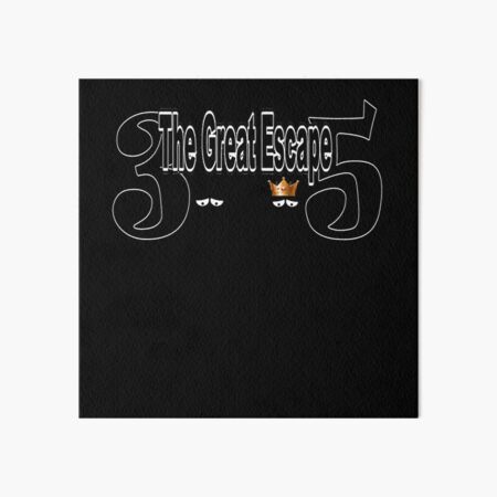 "Design The Great Escape Logo" Art Board Print for Sale by ...