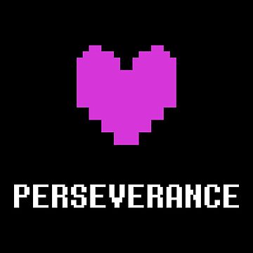 "Perseverance (Undertale)" Photographic Print by krimzen | Redbubble