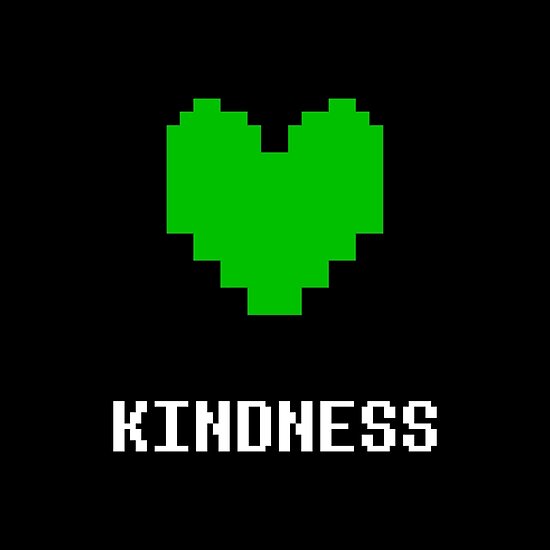 "Kindness (Undertale)" Poster by krimzen | Redbubble