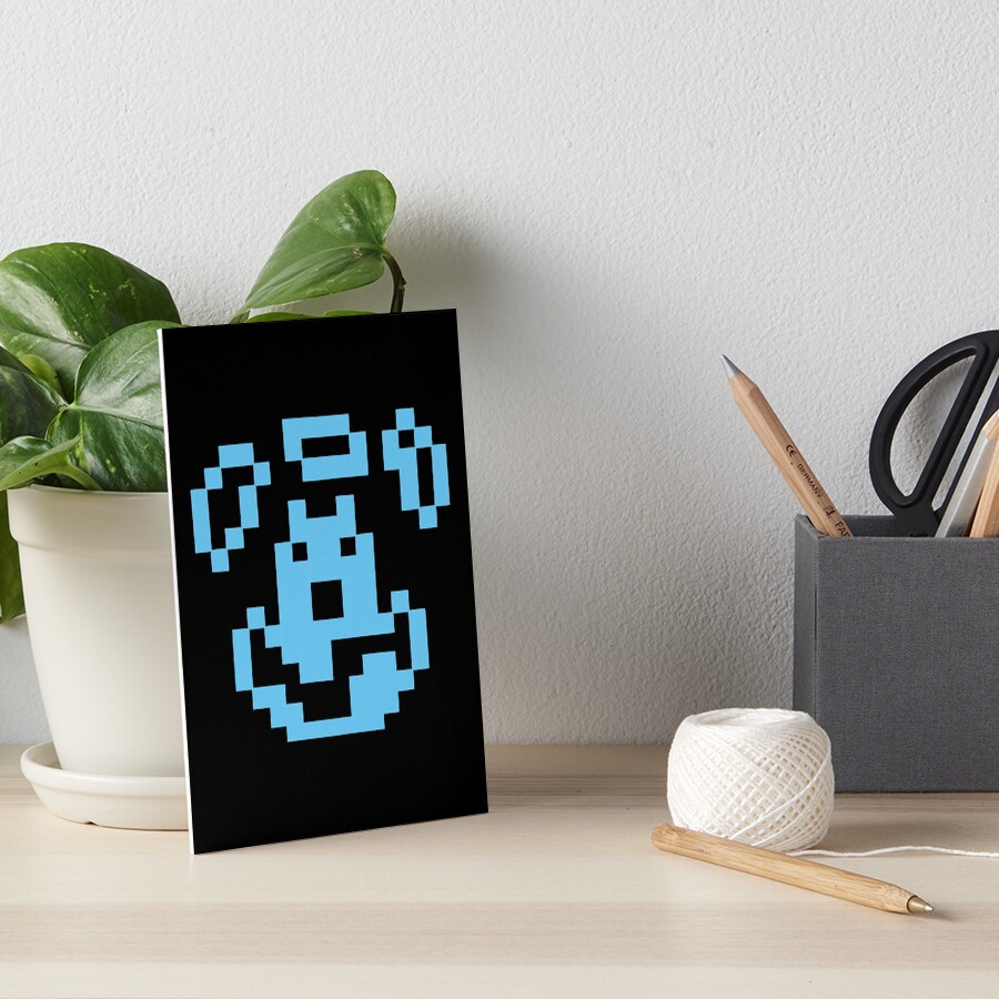"Digitama (Digi-egg) BLUE " Art Board Print by ramikles | Redbubble