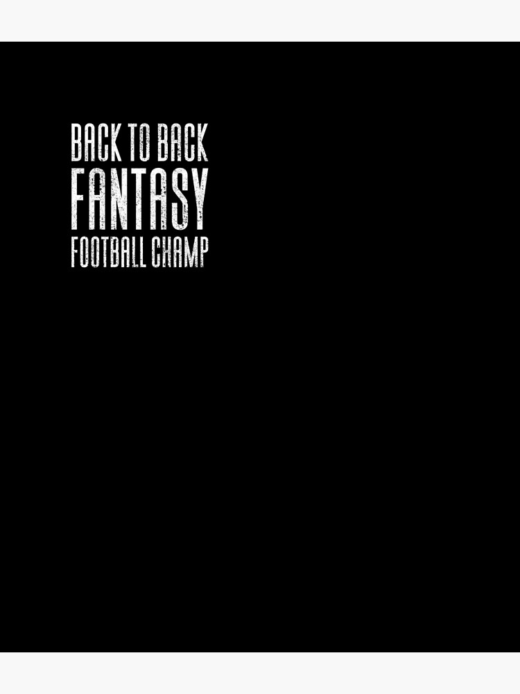 Back To Back Fantasy Football Champ Backpack