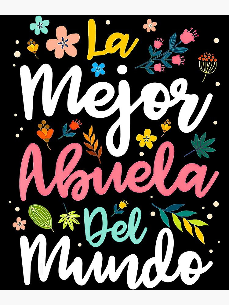 Lámina fotográfica «La Mejor Abuela del Mundo - Camiseta del Día de la Madre de la Abuela ...
