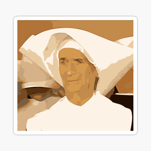 " Louis de Funès in sisters' costume" Sticker for Sale by Nordwind ...
