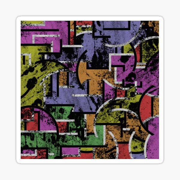 "Textured Segregation" Sticker for Sale by Printpix | Redbubble