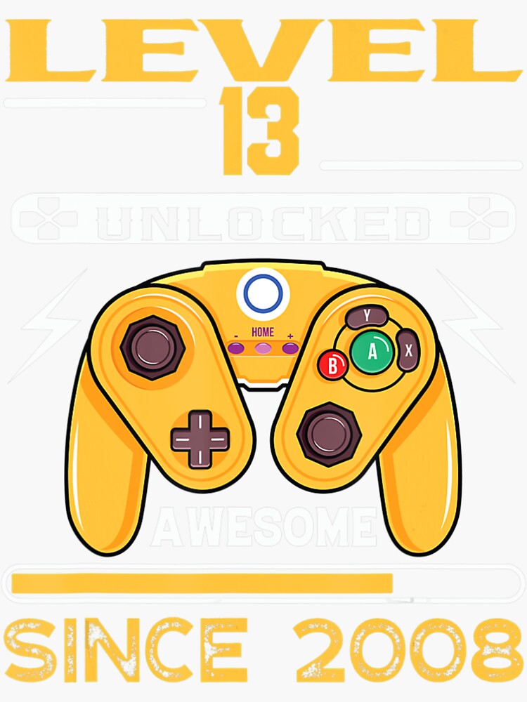 "Level 13 Unlocked 13 Years Old Awesome Since" Sticker for Sale by ...