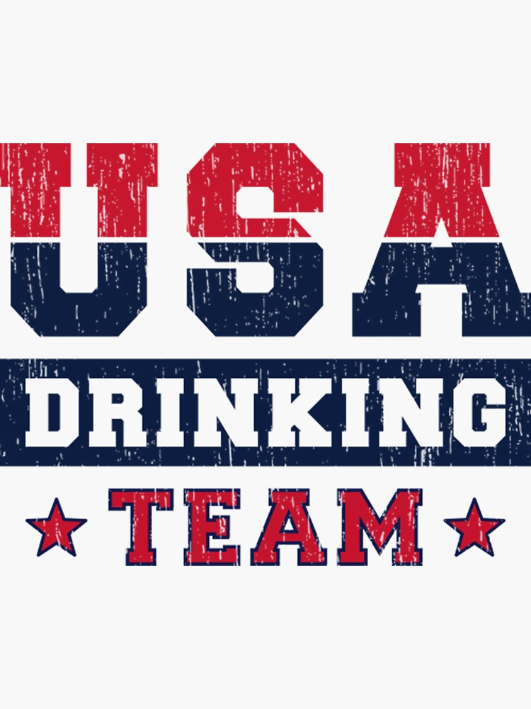 "Team Usa Tokyo Olympics USA Drinking Team" Sticker for Sale by ...