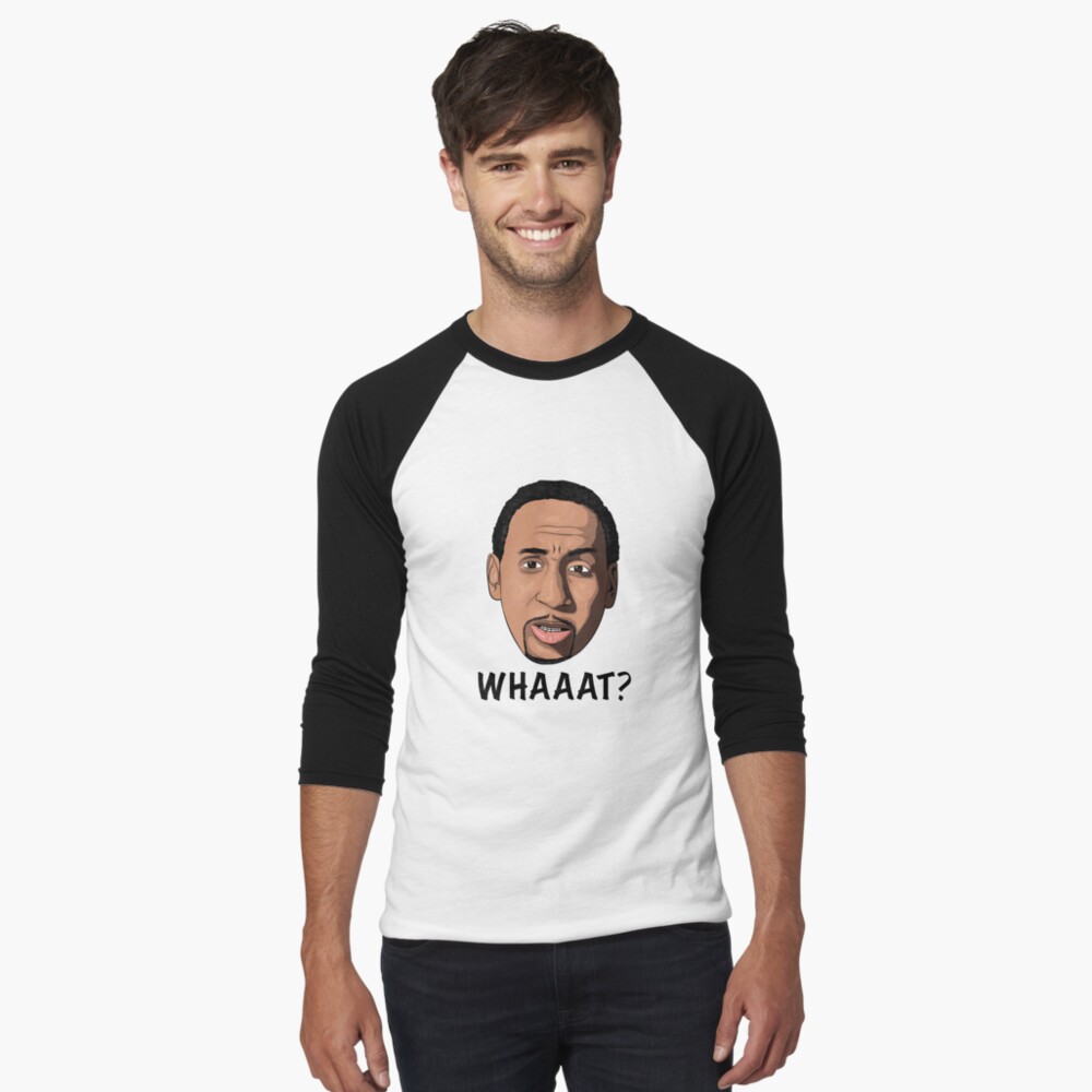 "Stephen A. Smith Whaaat?" Sticker by Kamdesign5 | Redbubble